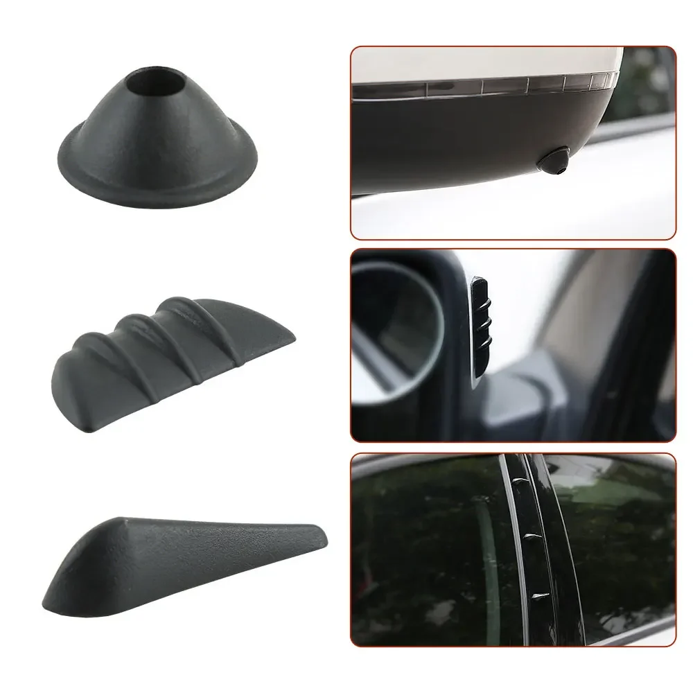 10Pcs Car Side Window Wind Rain Deflector Anti-collision Anti-noise ...