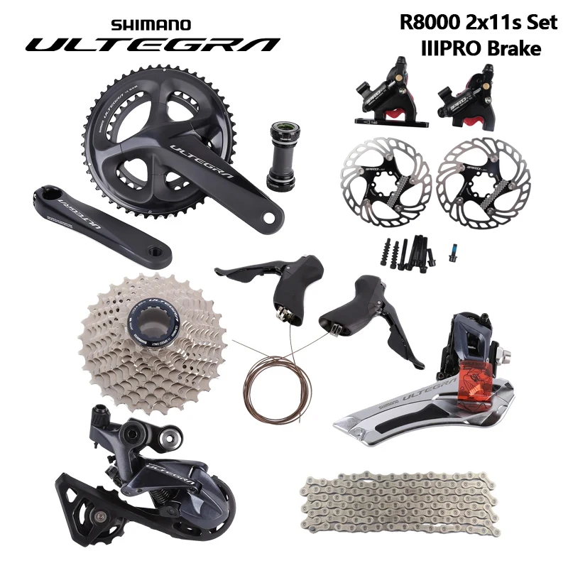 Shimano-Ultegra-R8000-Racefiets-2x-11-Speed-Disc-Iiiipro-Rem-Groupset ...
