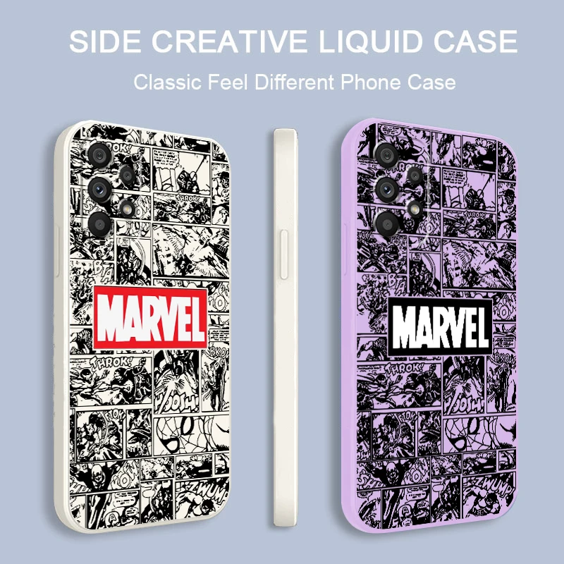 Avengers-Marvel-Logo-Comics-Phone-Case-For-Samsung-Galaxy-A73-A53-A54 ...