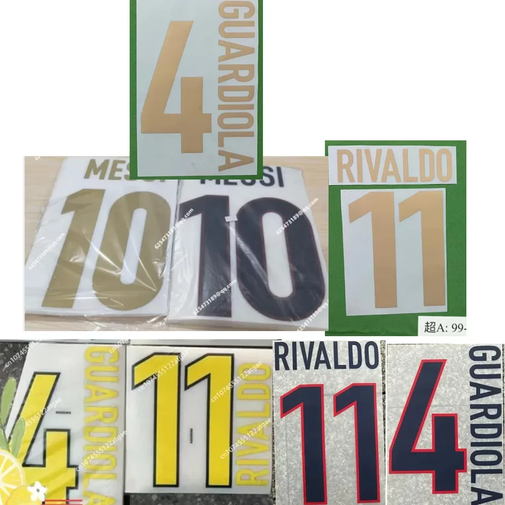 Insignia-de-RIVAldO-GuARdiOLA-XaVI-insignia-de-nombre-de-f-tbol-Retro ...