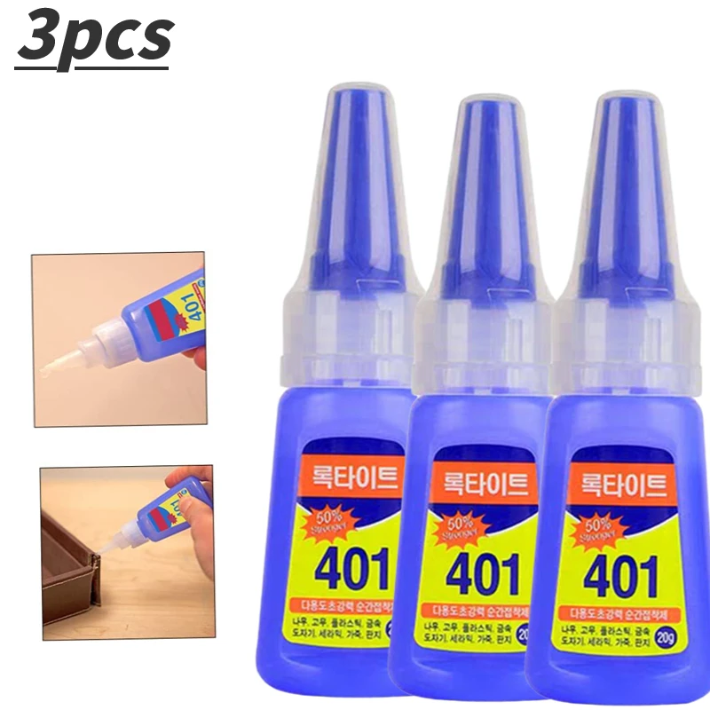 401Glue-Instant-Fast-Adhesive-Stronger-Super-Glue-Multi-Purpose-Fix ...