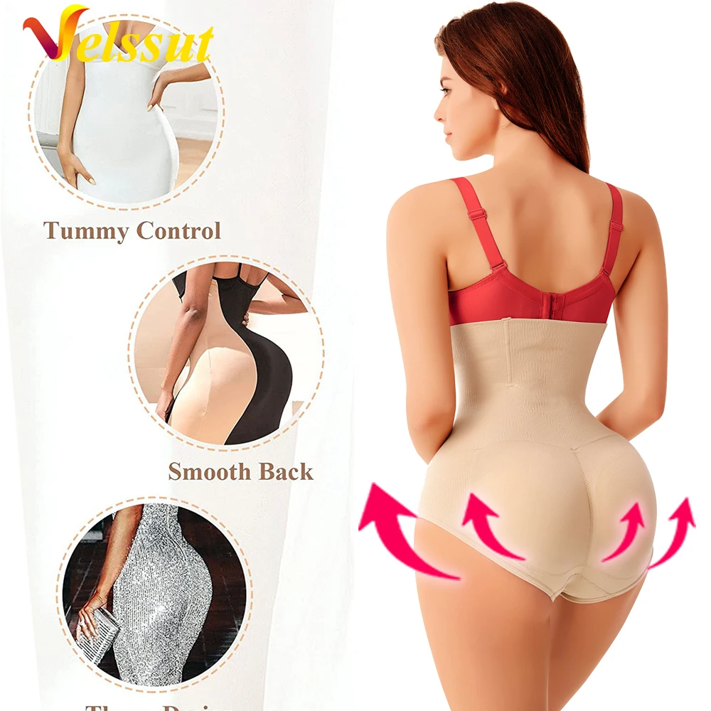보정속옷 Velssut 여성 가짜 엉덩이 리프터 바지 셰이프웨어 향상제 부티 패드 푸시 업 속옷 바디 티몬