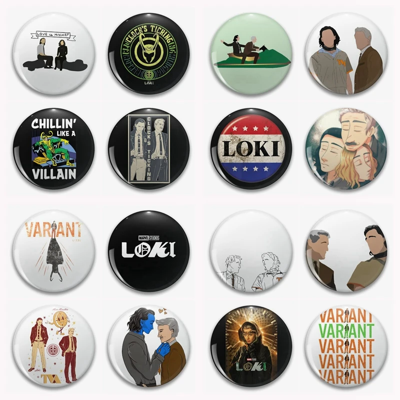 Movie-Superhero-Loki-Badge-Funny-Cartoon-Art-Loki-And-Mobius-On-Jetski ...