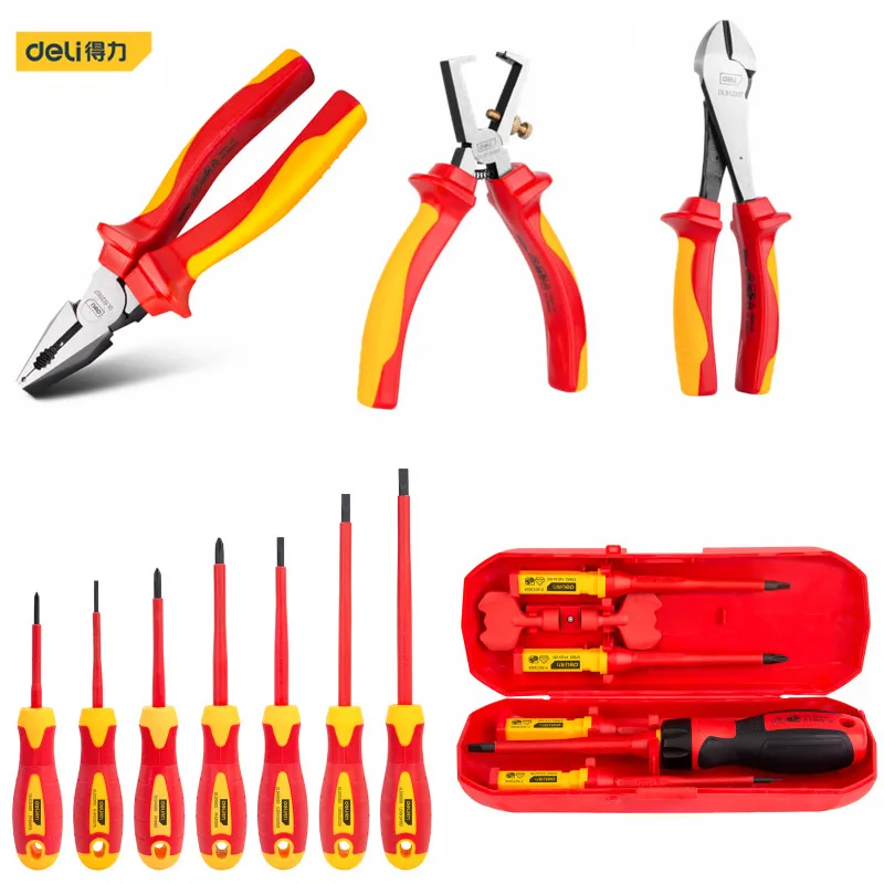 Insulated Vde 1000v Tool Kit | Set Tools Electrician 1000v - 1000v ...