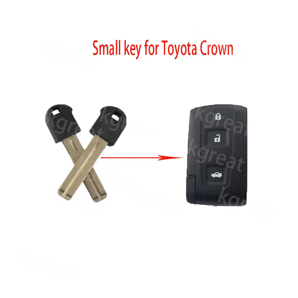 10pcs Emergency Smart Prox Remote Key Fob Uncut Blade Blank Insert for ...