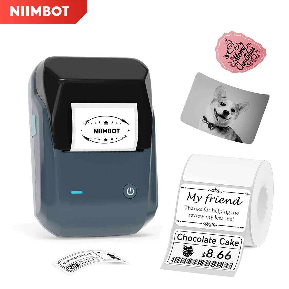 Niimbot-B1-B21-Thermal-Label-Printer-Wireless-Self-adhesive-Pocket ...