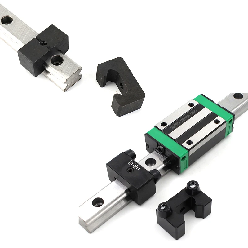 1pcs Black MGN9 MGN12 MGN15 HGR15 HGR20 EGH15 EGH20 Linear Guide Rail ...