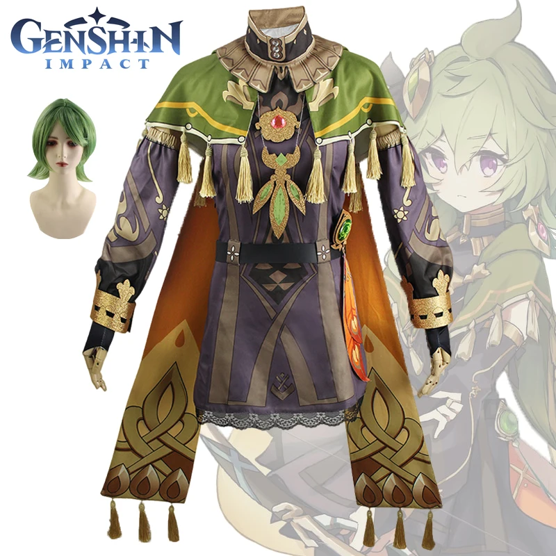 Collei-Genshin-Impact-Cosplay-Costume-Adult-Carnival-Uniform-Outfits ...