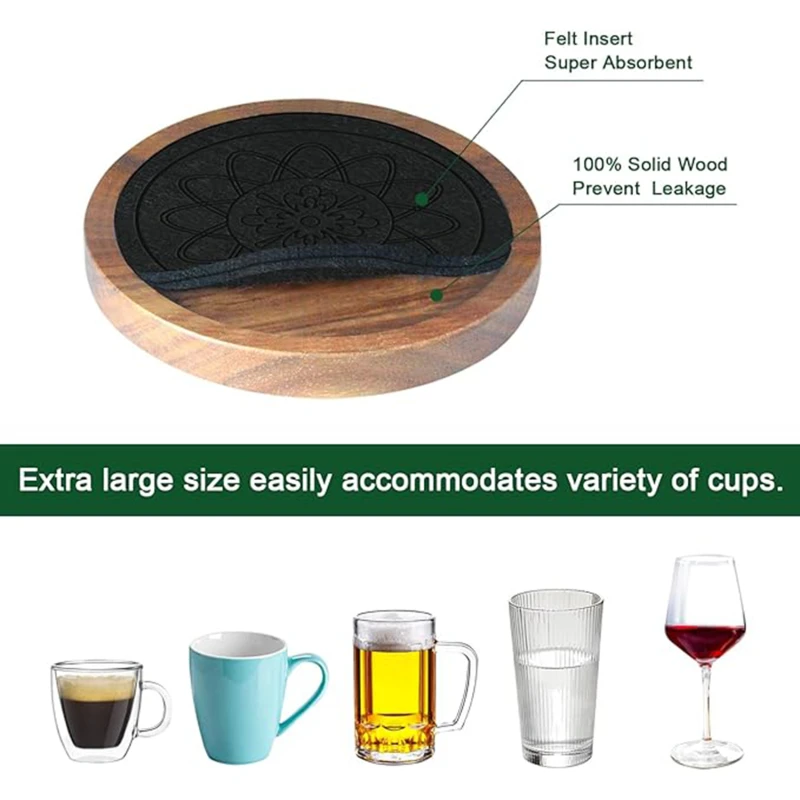 1PC-Wood-Coffee-Cup-Pad-Round-Wood-Tea-Cup-Pad-Heat-Resistant-Coffee ...