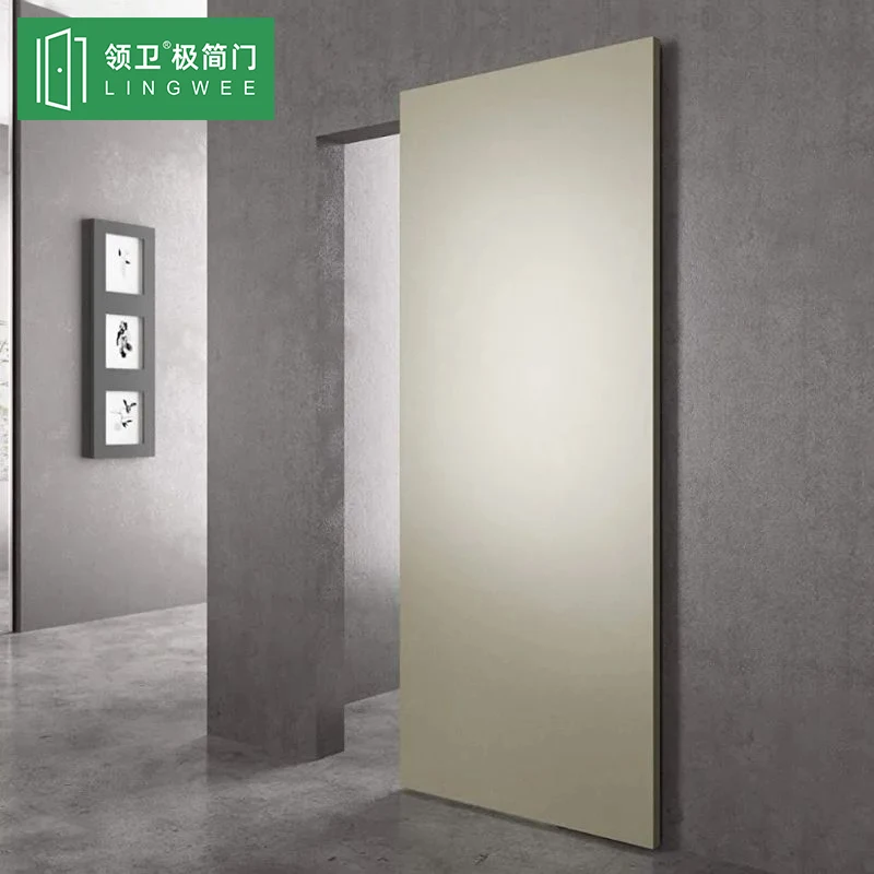 Kitchen-ghost-trackless-suspension-door-invisible-sliding-door-solid ...