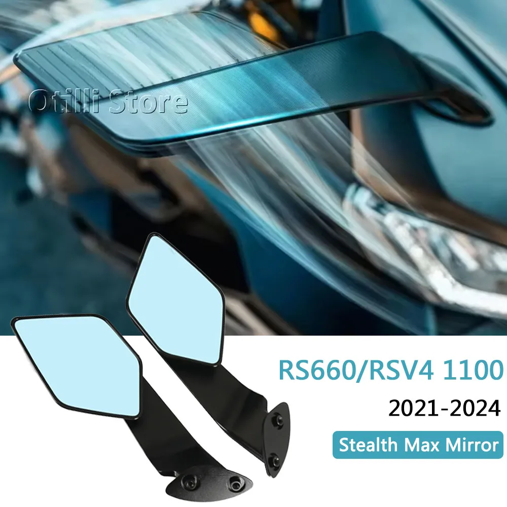 Rearview Mirror For Aprilia RS 660 RSV4 1100 RS660 2020-2024 Stealth ...