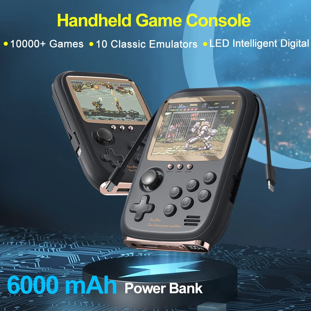 Retro-Game-Console-Power-Bank-6000mAh-Capacity-10000-Arcade-Games-3-2 ...