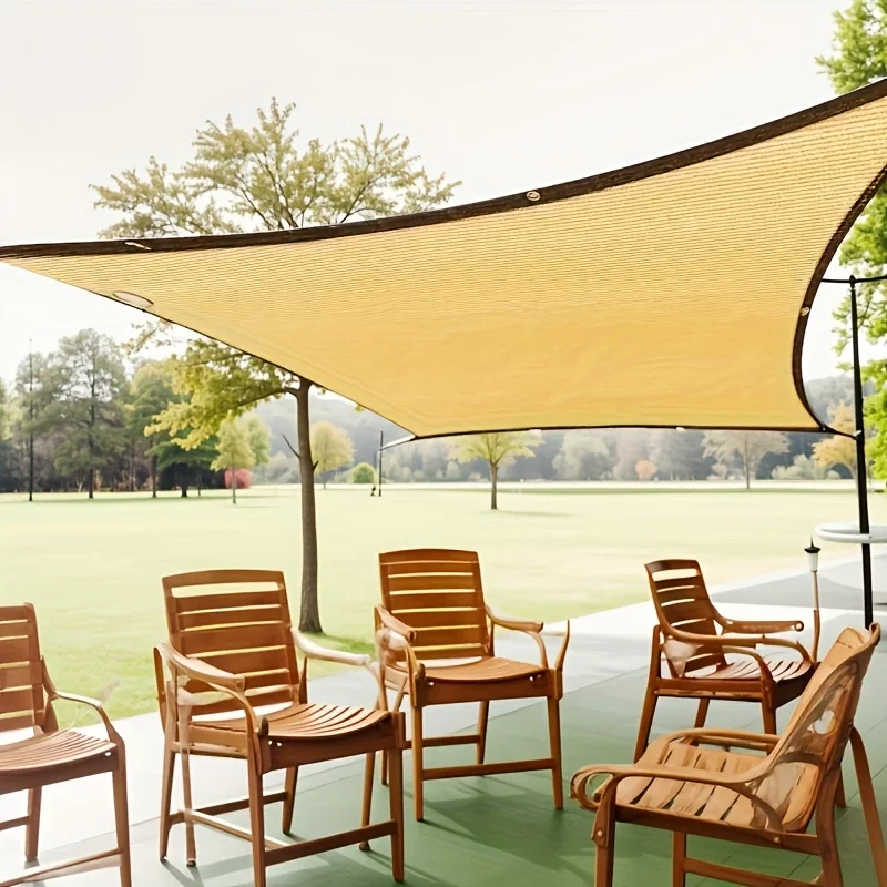Garden Rest Area Sunshade Cloth - Beige - Provides Shade for the Garden ...