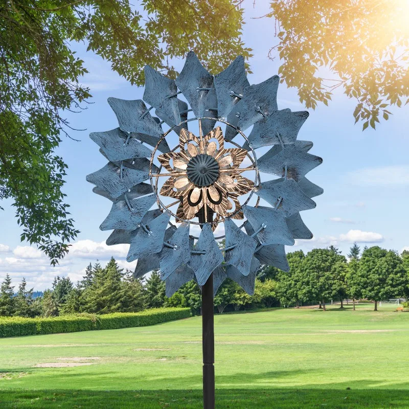2024-New-Fashionable-Classic-Outdoor-Solar-Glow-Windmill-Garden-Lawn ...
