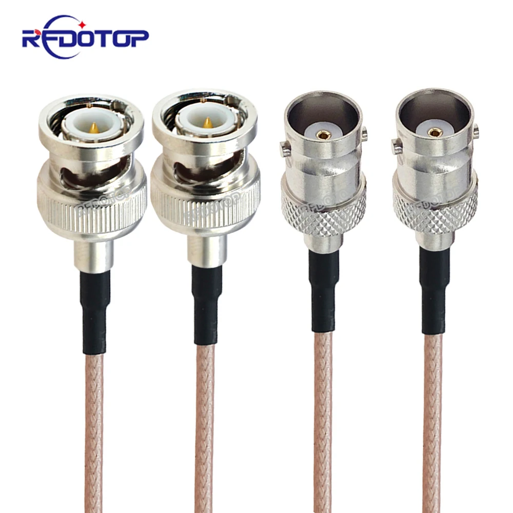 BNC Male Plug to BNC Female Jack Adapter Video RG316 50 Ohm RF Coaxial Coax Cable for SDI Camera ...