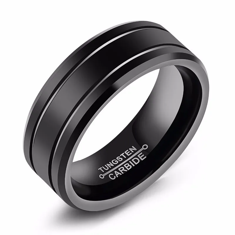 Fashion-Black-Stainless-Steel-Ring-For-Men-Punk-Vintage-Male-Ring ...
