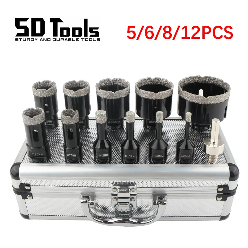 M14-Draad-Gesoldeerde-Diamant-Droge-Boorbits-Gatzaag-Set-Voor ...