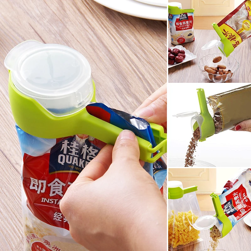 Plastic-Helper-Food-Saver-Snack-Sealing-Clip-Fresh-Keeping-Sealer-Clamp ...