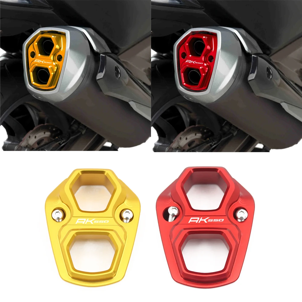 Motorcycle Exhaust Cover For KYMCO AK550 Exhaust Rear Trim Cover AK 550 ...
