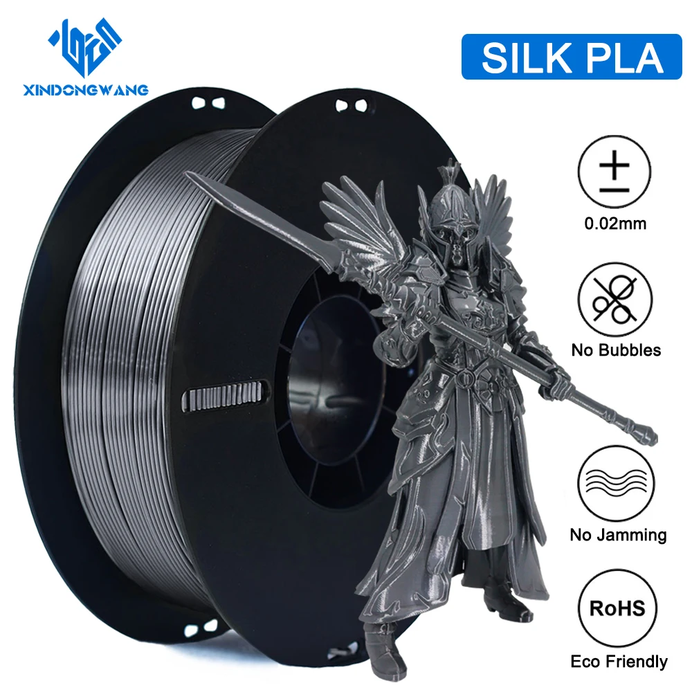 SILK-PLA-Filament-1-75mm-1kg-Silk-Texture-Smooth-Print-Eco-friendly-3D ...