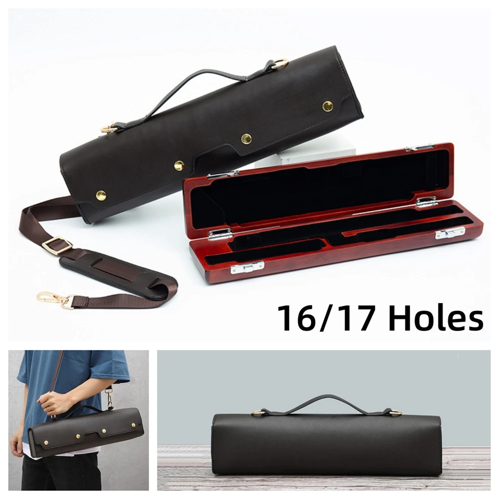 Portable-Flute-Case-16-17-Holes-Flute-Case-Cover-Waterproof-PU-Leather ...