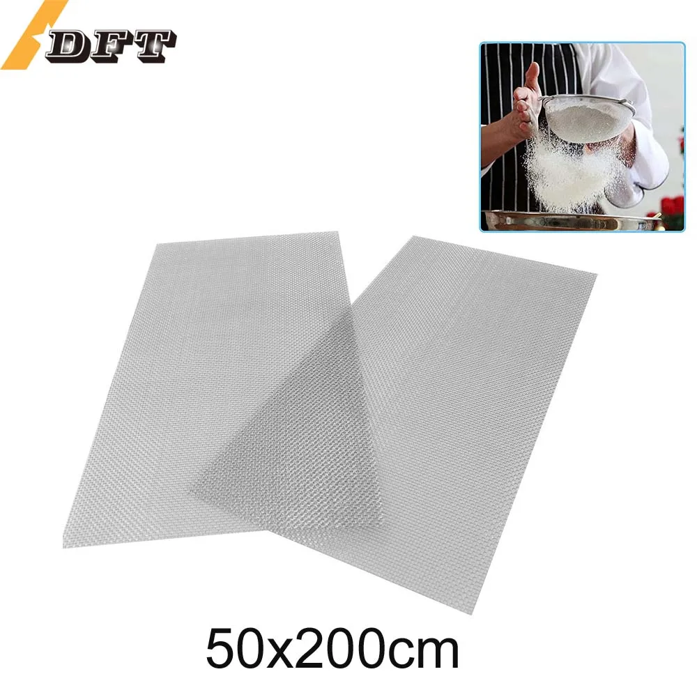 50x200cm-10-400mesh-Stainless-Steel-Mesh-Filter-Net-Metal-Front-Repair ...