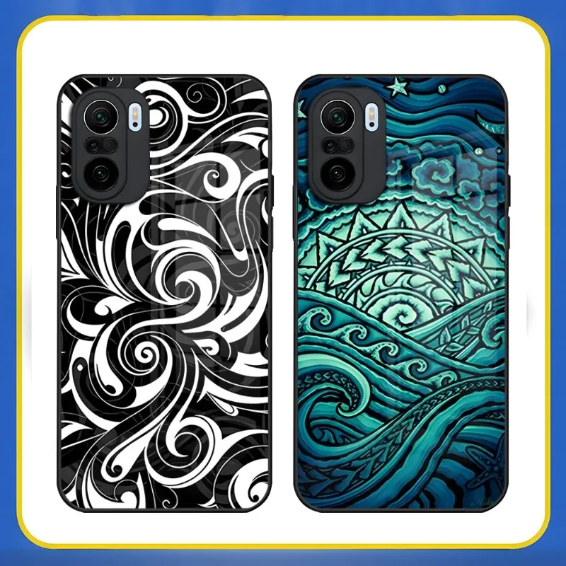 Maori Samoan Polynesian Tribal Phone Case Glass for Xiaomi 11 11T 10 ...