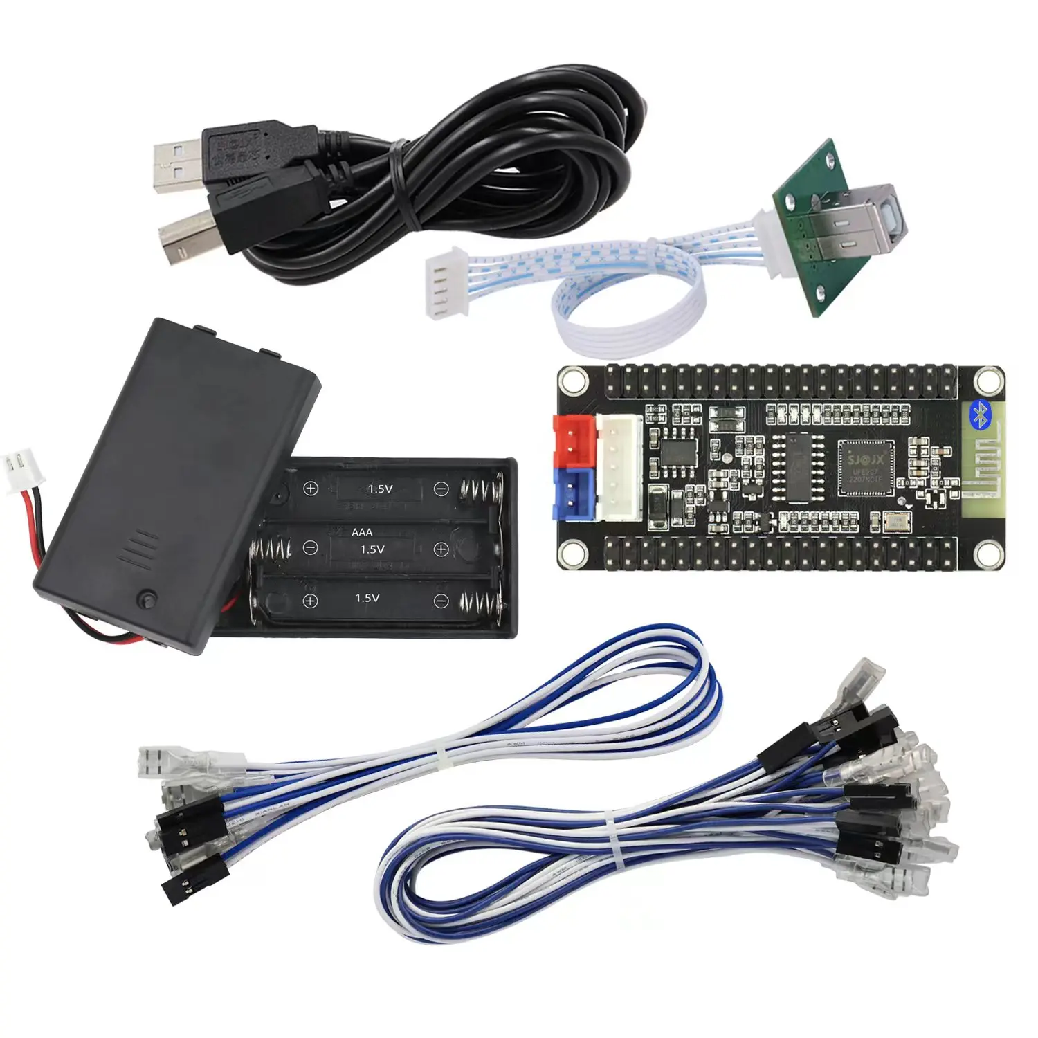 Bluetooth-PCB-Encoder-Joysticks-USB-Encoder-Board-Zero-Delay-Conectado ...