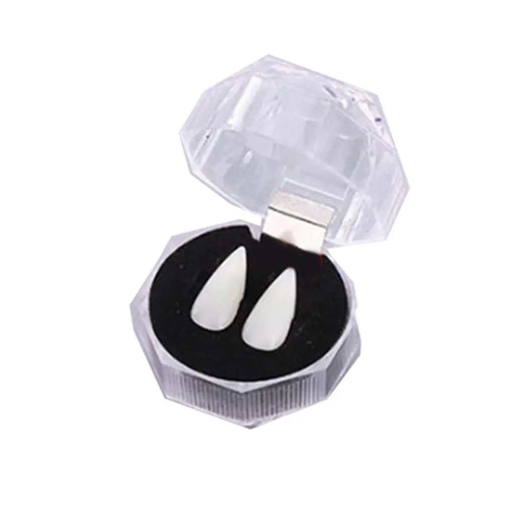 1-Pair-Halloween-Vampire-Teeth-Fangs-Resin-Dentures-Vampire-Cosplay ...