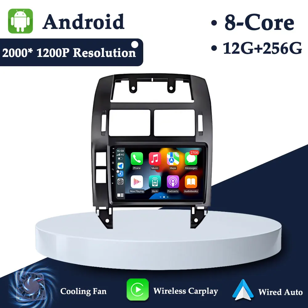 Android-Auto-Carplay-para-Volkswagen-VW-Polo-MK4-6Q-9N-9N3-2004-2009 ...