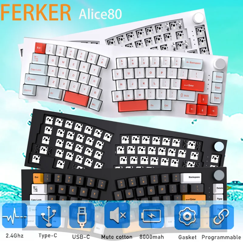 FEKER-Alice80-Alice-80-VIA-Mechanical-Hot-Swap-Hotswap-Keyboard-South ...