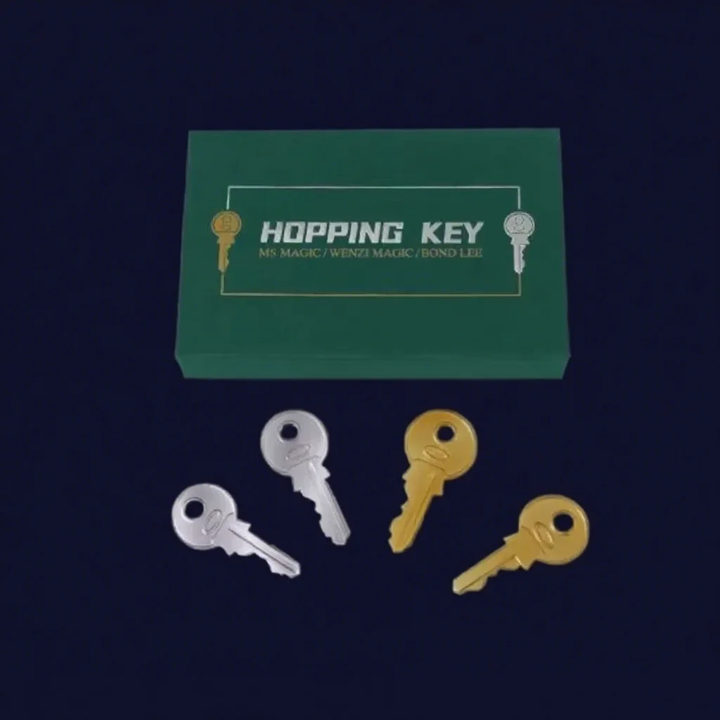 Hopping Key by Bond Lee Magic Tricks Close up Golden and Silver Key ...