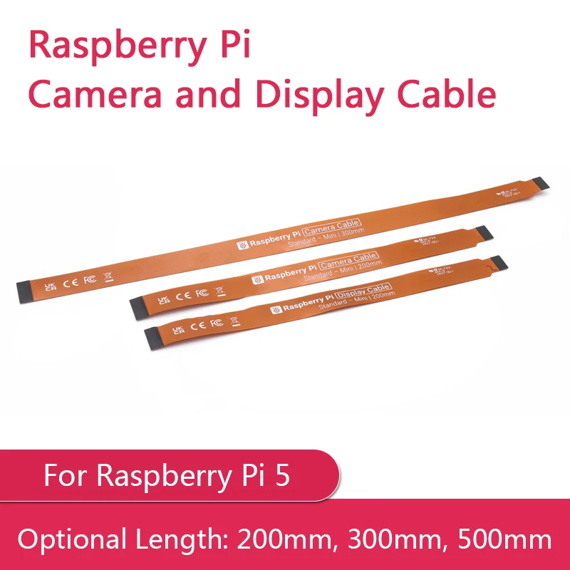 Official Original Raspberry Pi 5 Camera and Display Cable 200mm/300mm ...