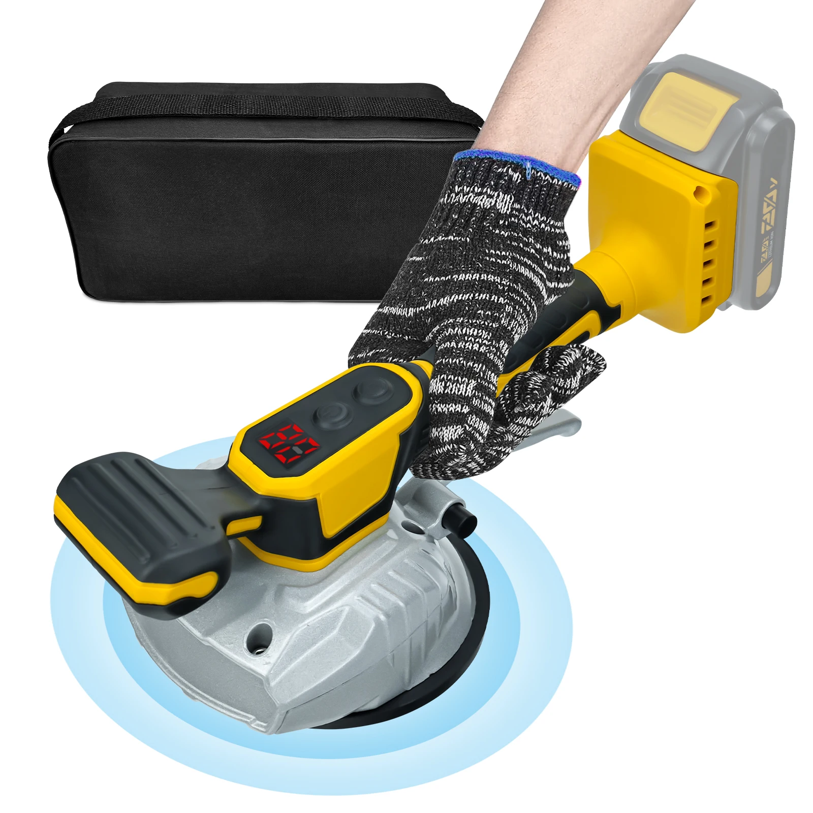 Cordless-Tile-Vibration-Leveling-Machine-for-Dewalt-20V-Battery-Digital ...