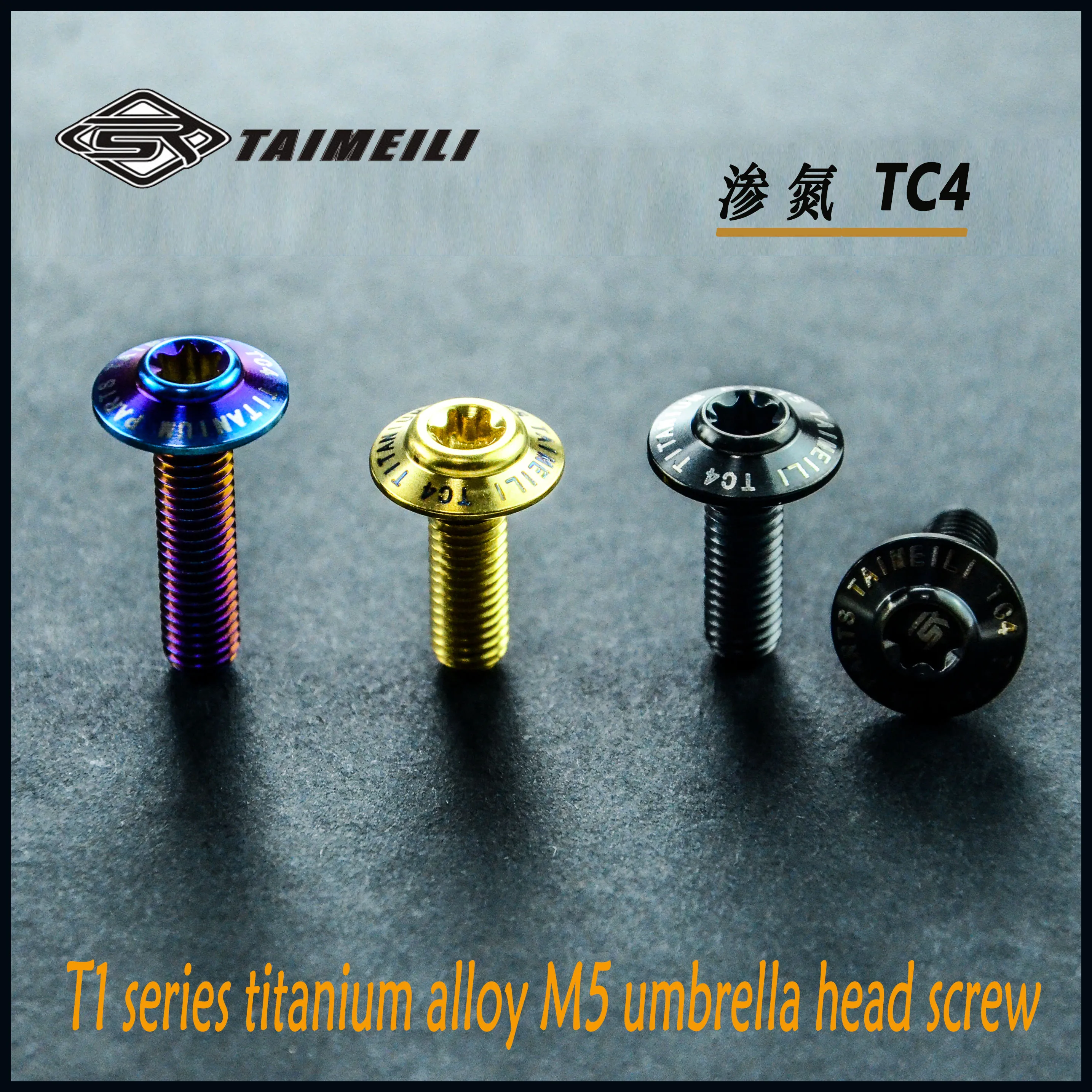 TAIMEILI-Titanium-alloy-umbrella-head-screw-T1-series-m5x12-15-20-25mm ...