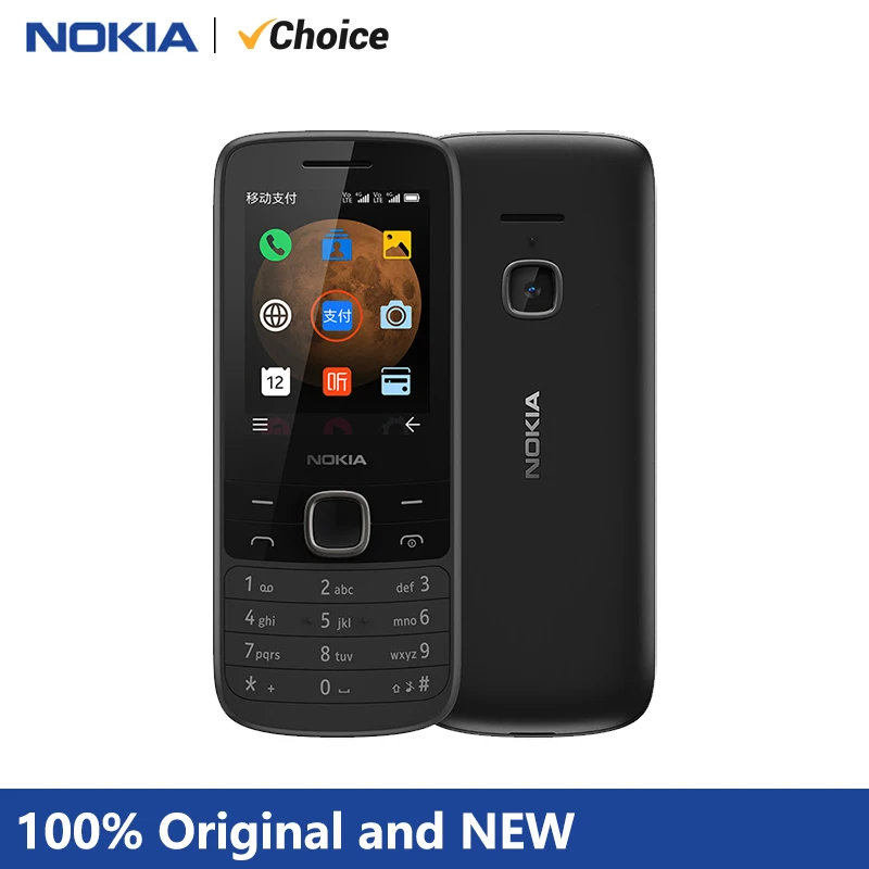 New Original Nokia 225 4G Mobile Phone Multilingual 2.4 Inch Dual SIM Cards Bluetooth FM Radio ...