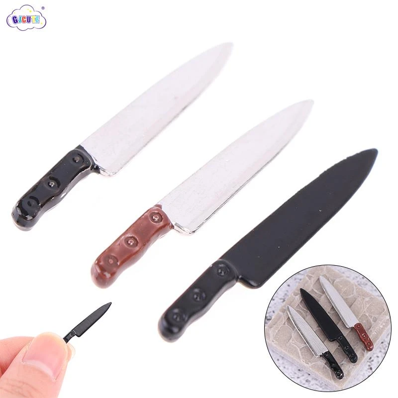 Kitchen Furniture Decoration Accessories Toys | Miniature Knife Doll ...