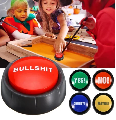Funny Party Talking Button No Sorry Yes Sound Button Bullshit Maybe ...