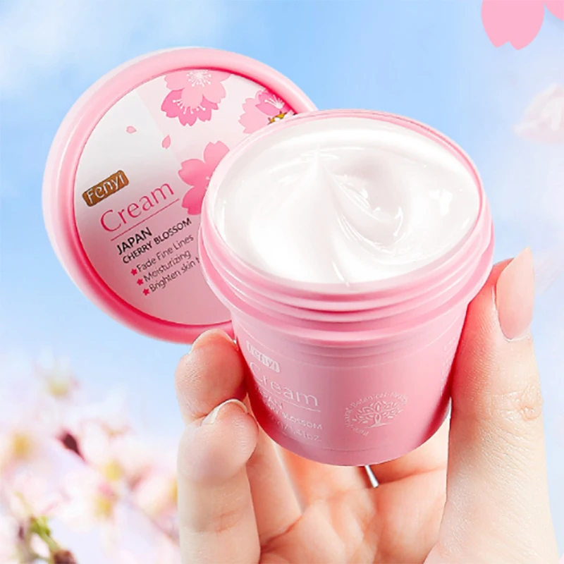 Japan-Sakura-Face-Cream-Whitening-Anti-Aging-Shrink-Pores-Cosmetics ...