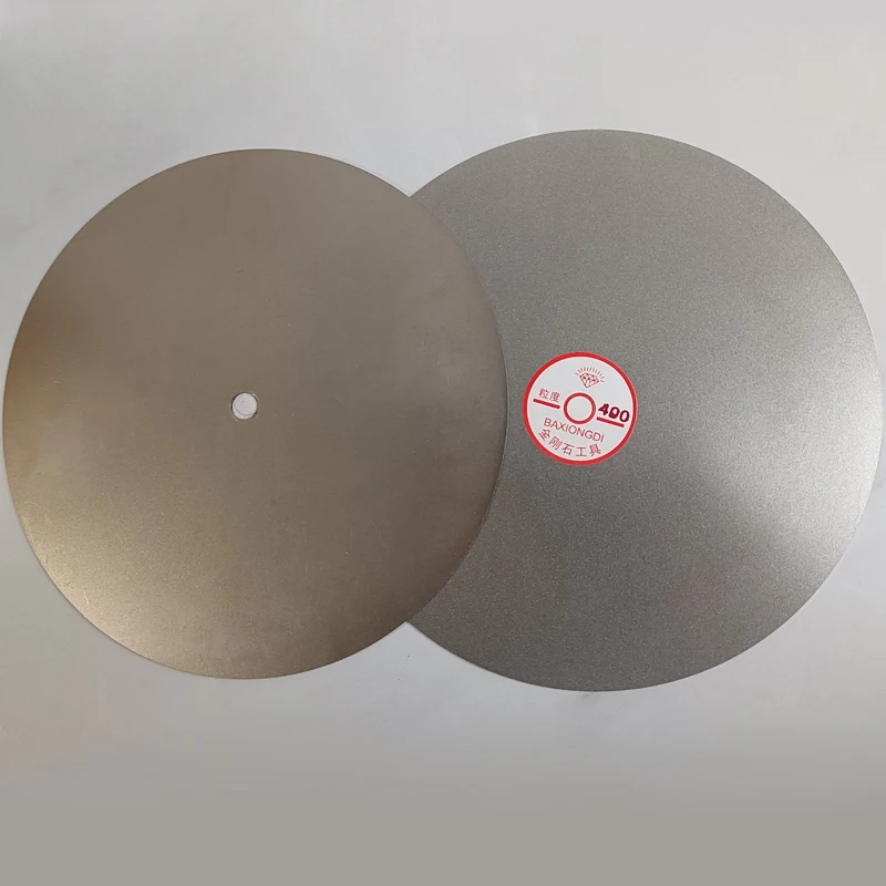 Diamond Gemstone Alloy Polishing Disc 250mm 10 Inch 12.7 Hole Sand Disc ...