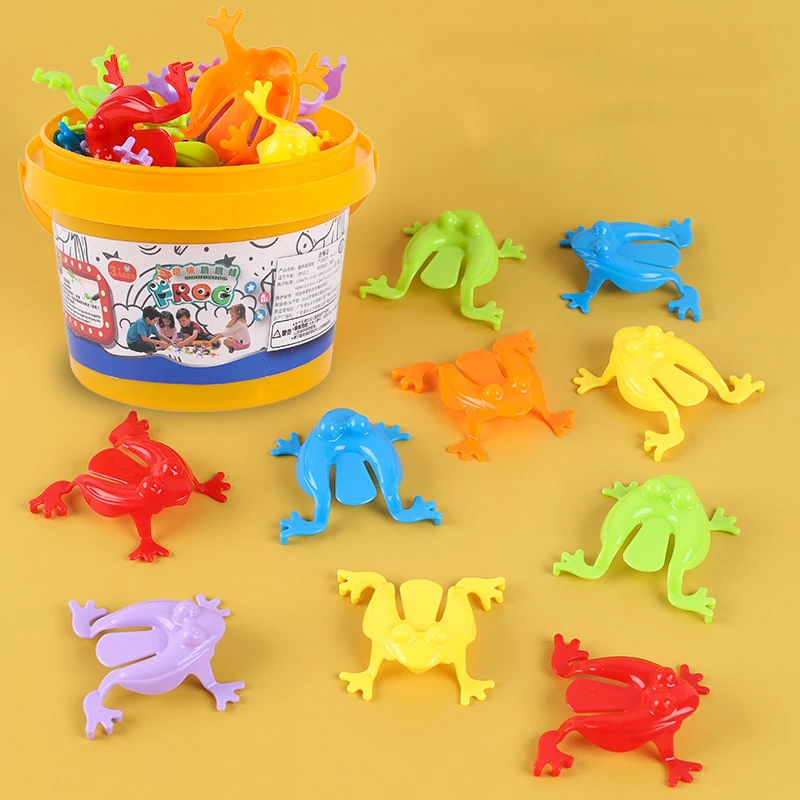 Funny Jumping Frog Fidget Toys For Kids Novelty Color Assorted Stress ...