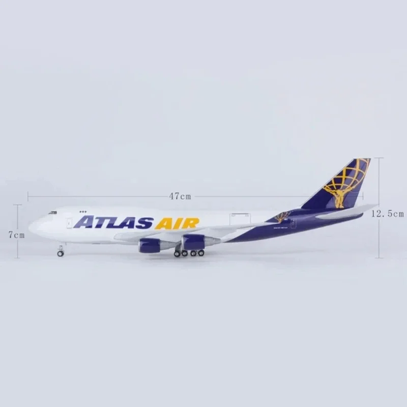 ATLAS-AIR-Airlines-r-plica-de-avi-n-de-montaje-de-resina-de-pl-stico ...