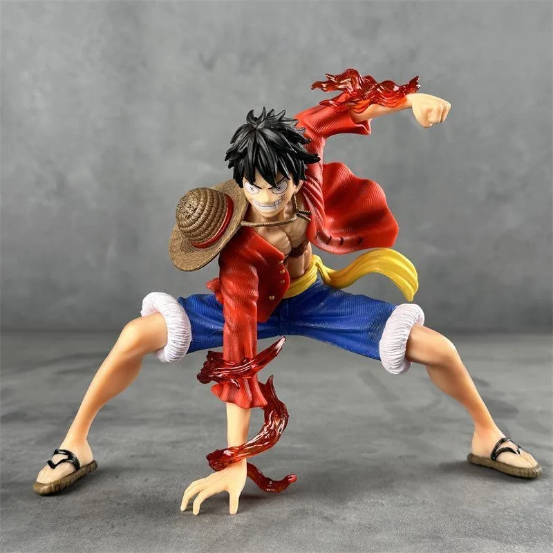 16cm-One-Piece-Luffy-Figures-Monkey-D-Luffy-Battle-Style-Action-Figures ...