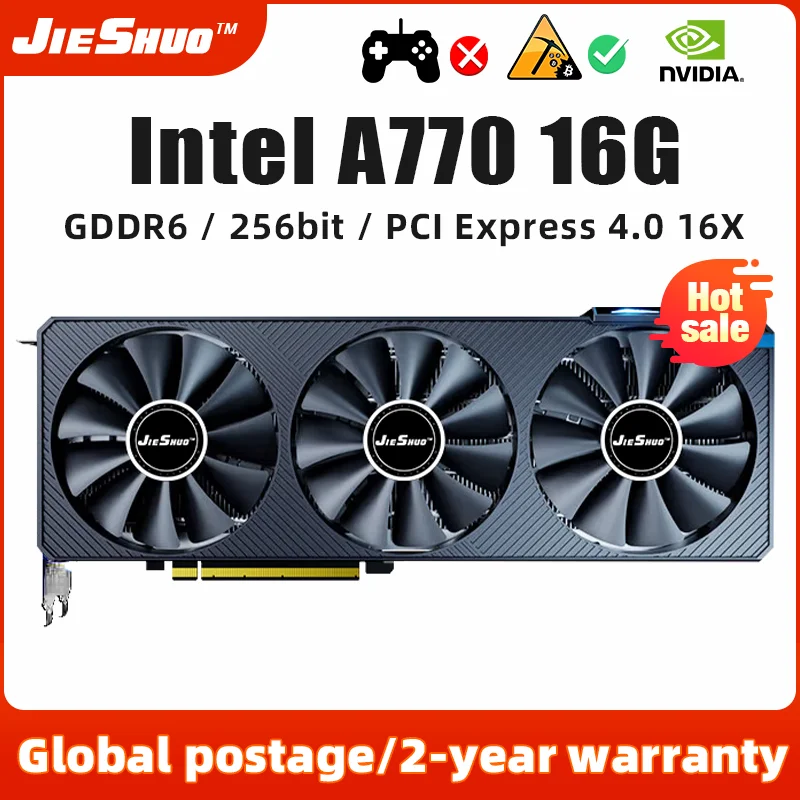 JIESHUO-NVIDIA-LNTEL-A770-16GB-video-graphics-card-GDDR6-GPU-256BIT ...