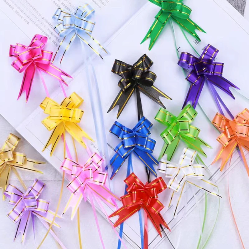 100PCS-Small-Flower-Gift-Packaging-Bows-Ribbons-Gift-Decorations ...