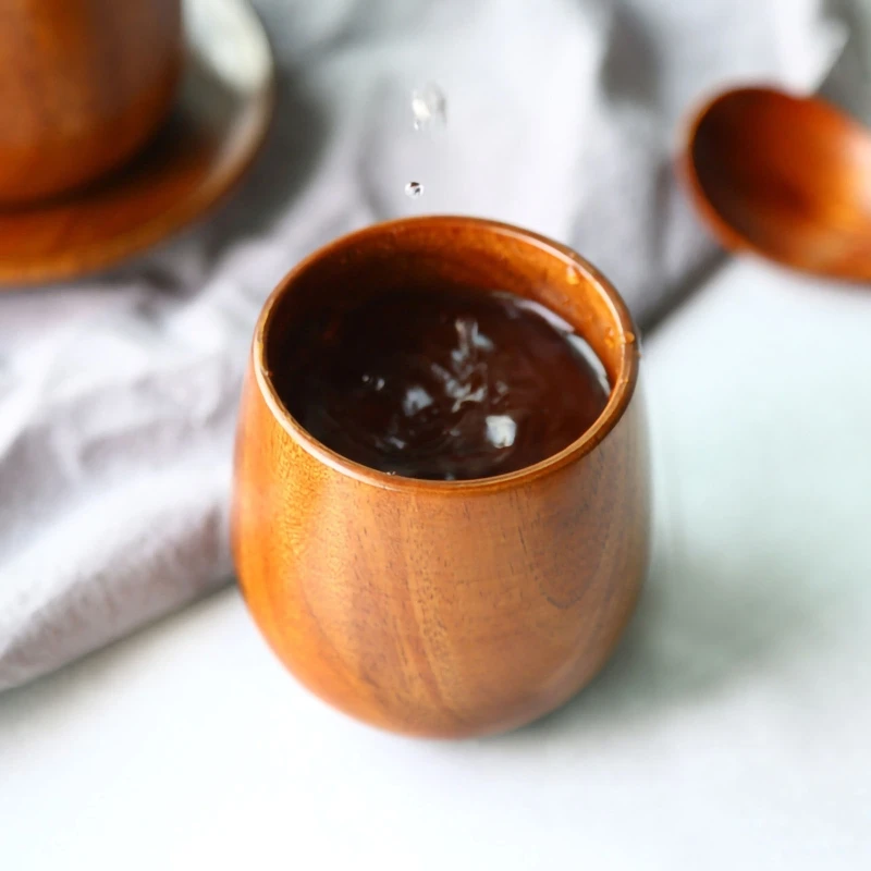 Wooden Tea Cups Natural Solid Wooden Tea Cup Wooden Tea Cups Coffee ...