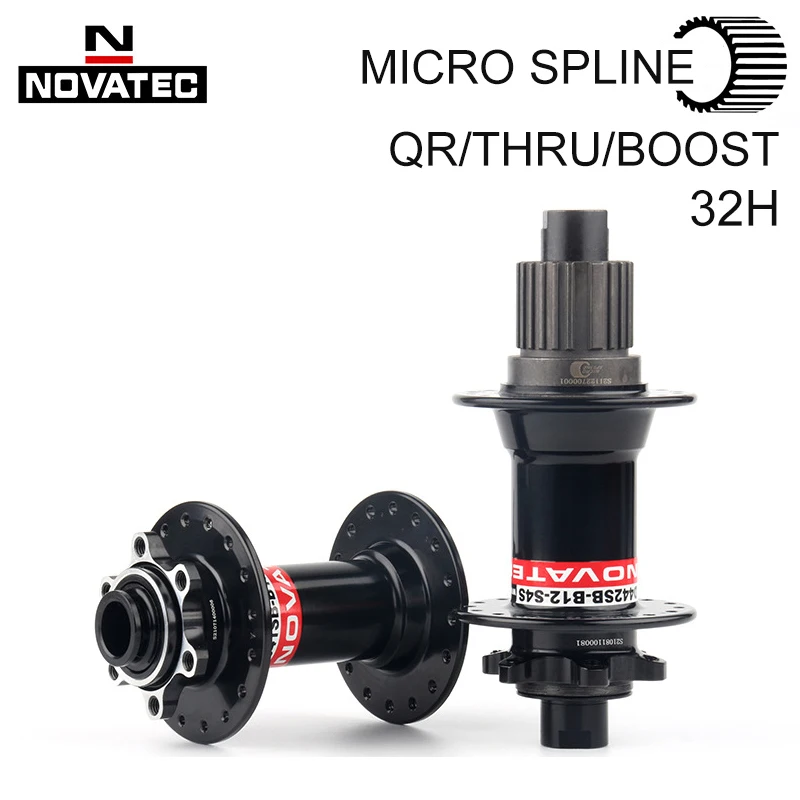 Novatec-Micro-Spline-Hub-32-Holes-12-Speed-Bicycle-Microspline-Hubs-QR ...