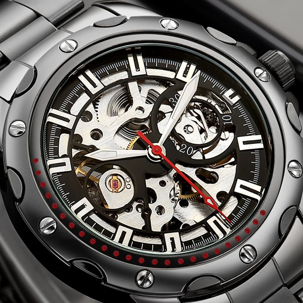 SKELETON-WATCH-MAN-AUTOMATIC-MECHANICAL-WATERPROOF-WRIST-WATCHES-For ...