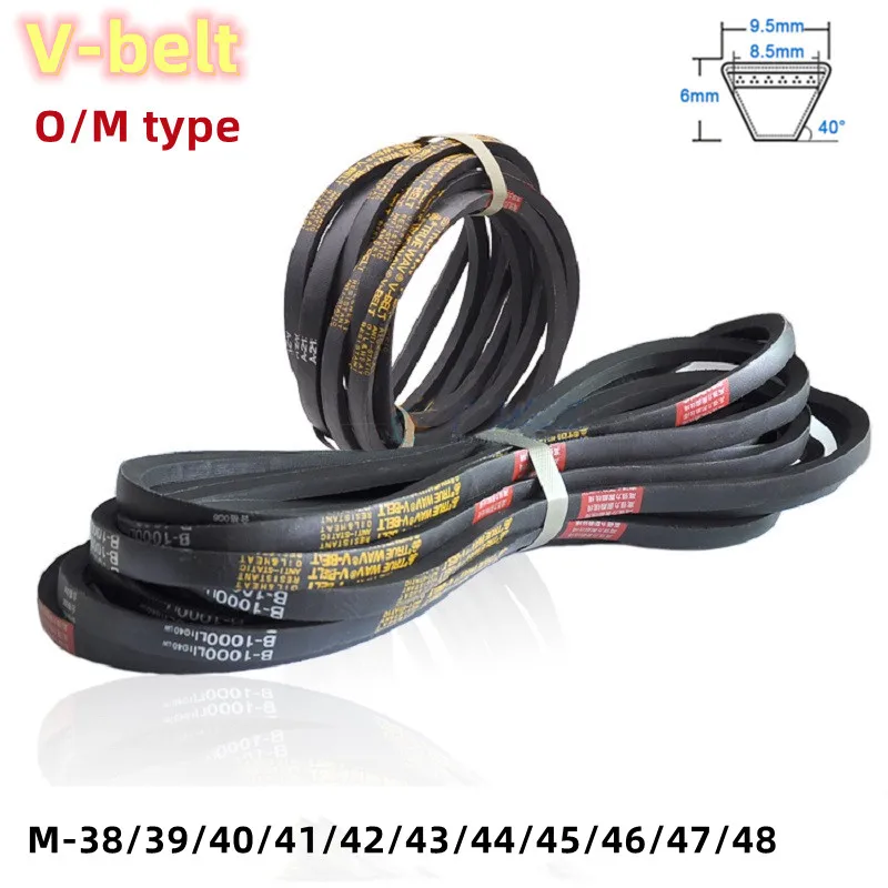 O / M Type Agricultural Machinery V-Belt Industrial Triangle Belt M38 ...