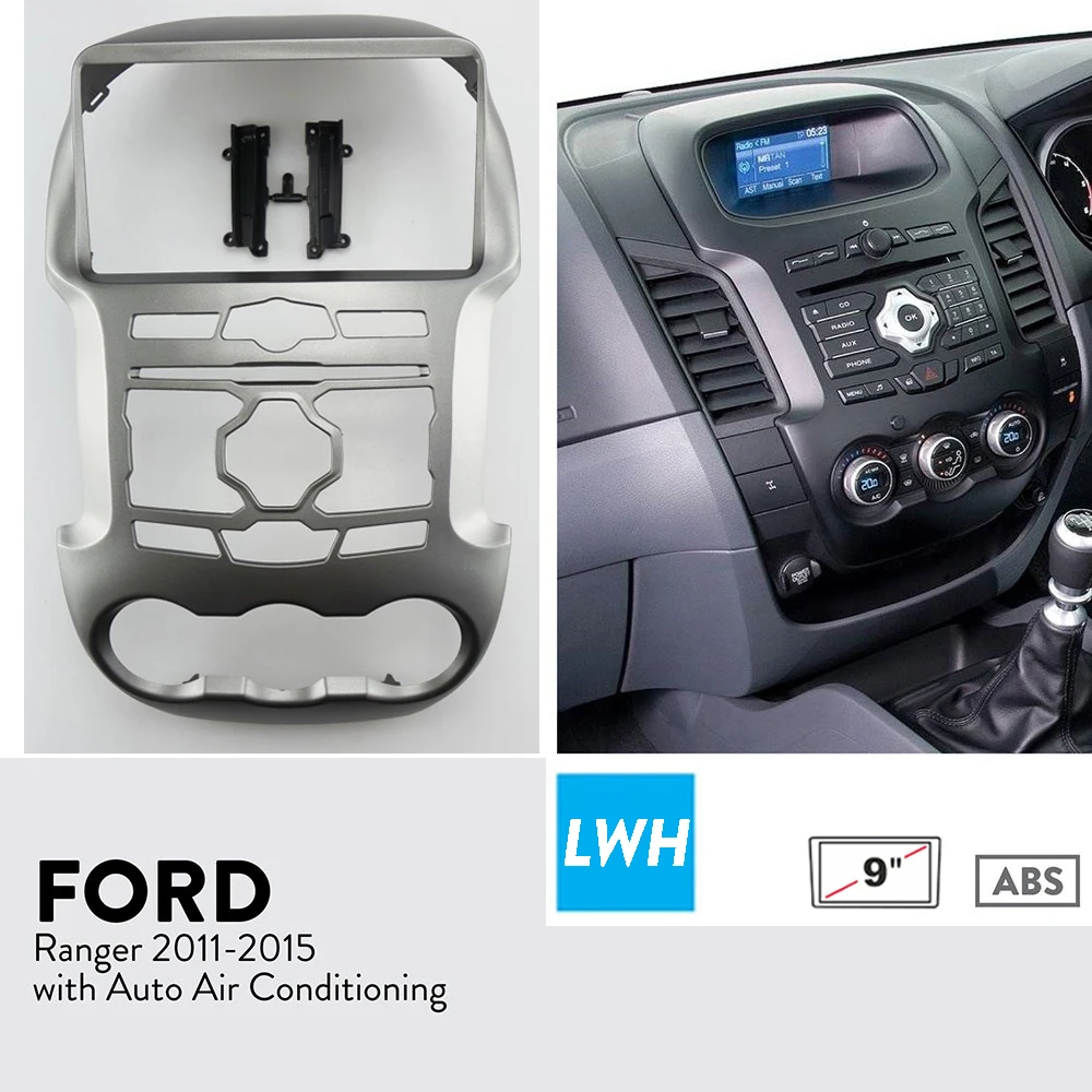 Panel-de-Radio-Fascia-de-9-pulgadas-para-coche-FORD-Ranger-2011-2015 ...
